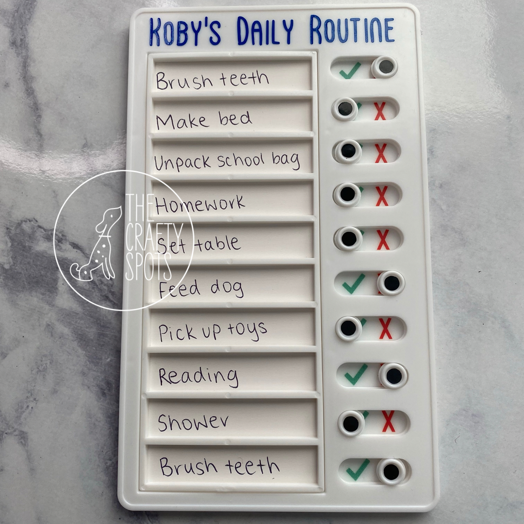 Check List Chart Boards | The Crafty Spots