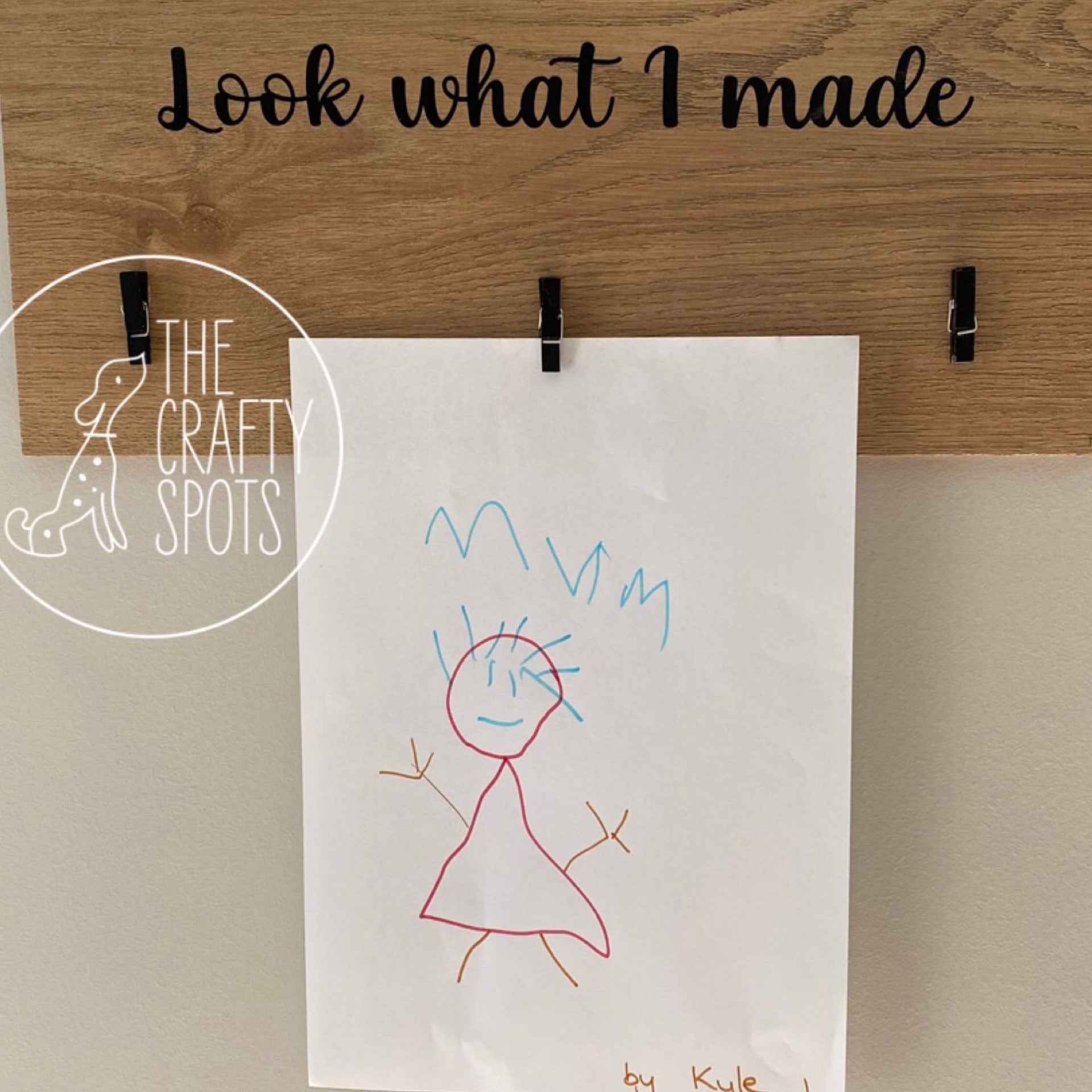 Look what I made sign | The Crafty Spots