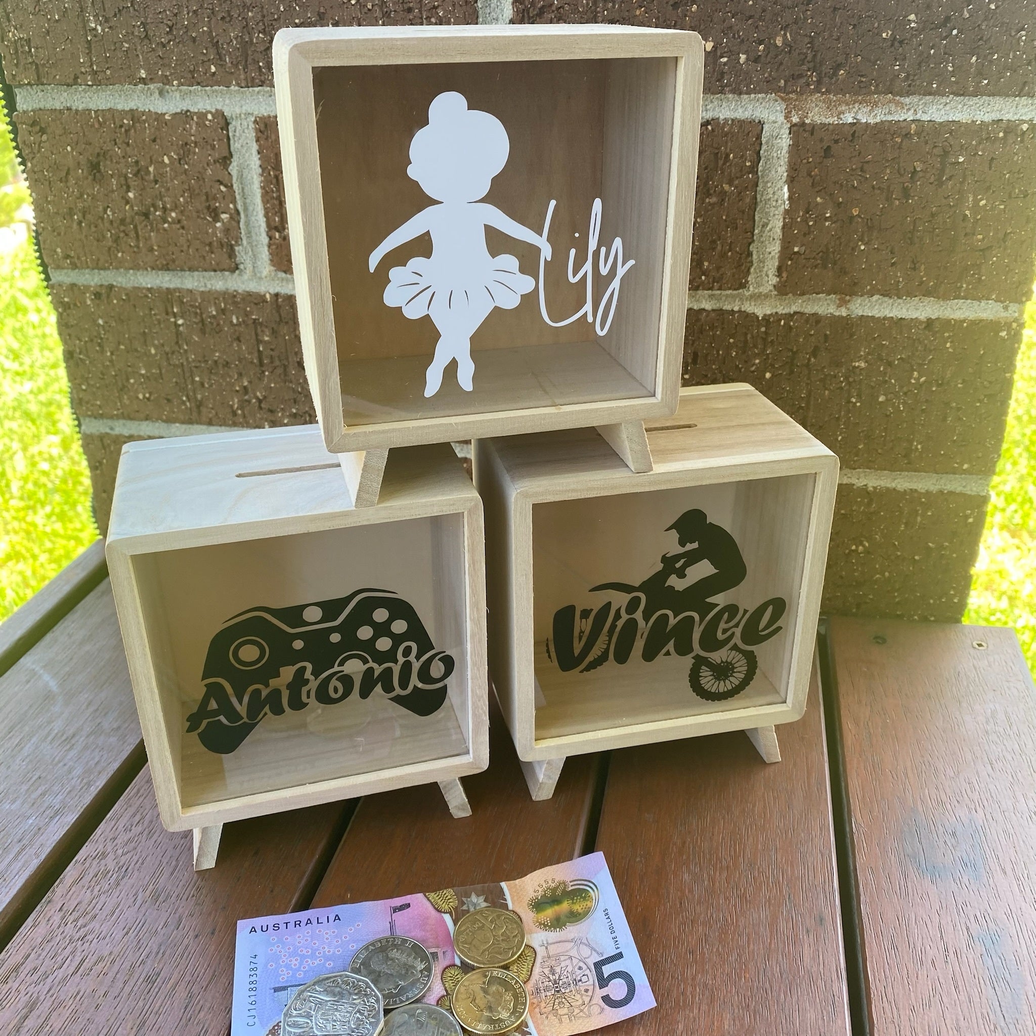 Money Boxes - Natural | The Crafty Spots